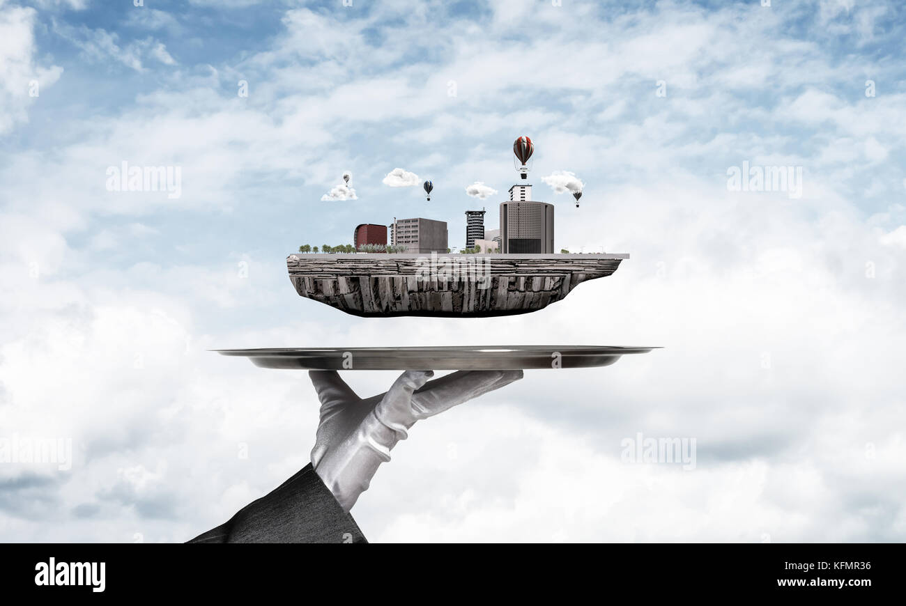 Concept of modern urban development Stock Photo - Alamy