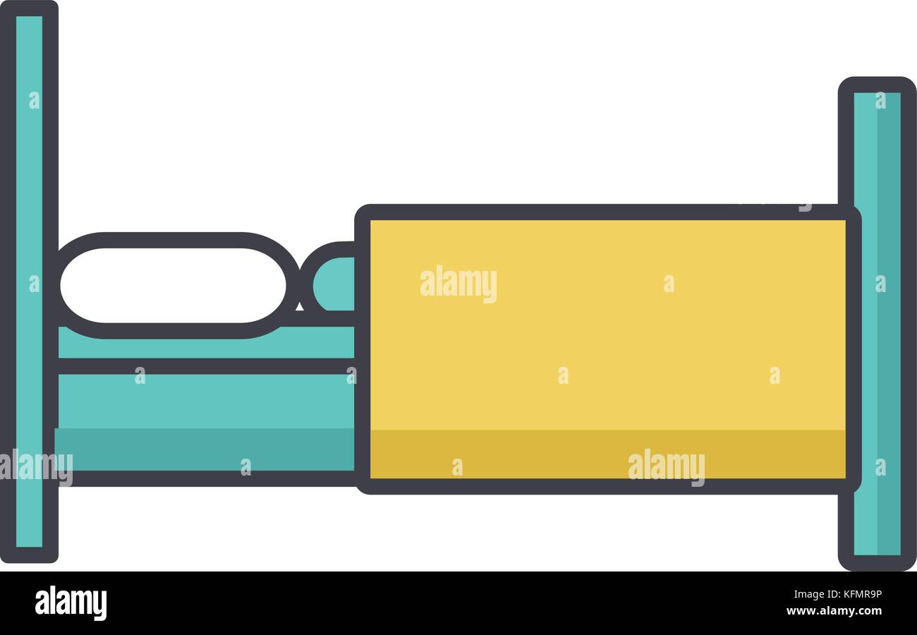 Bed sleep symbol Stock Vector Image & Art - Alamy