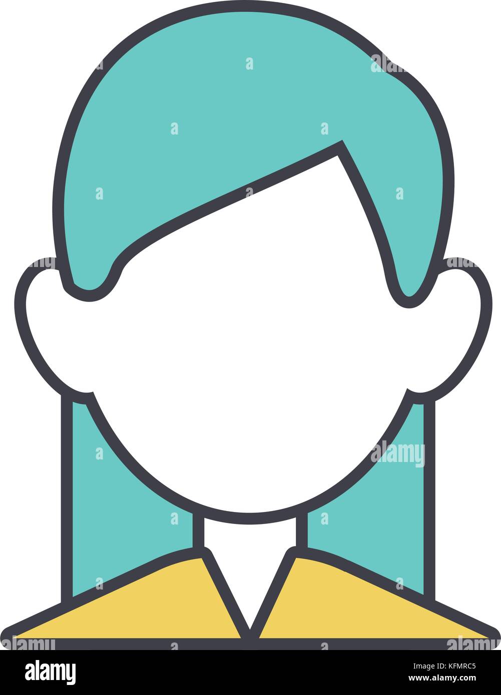 Woman faceless avatar Stock Vector Image & Art - Alamy