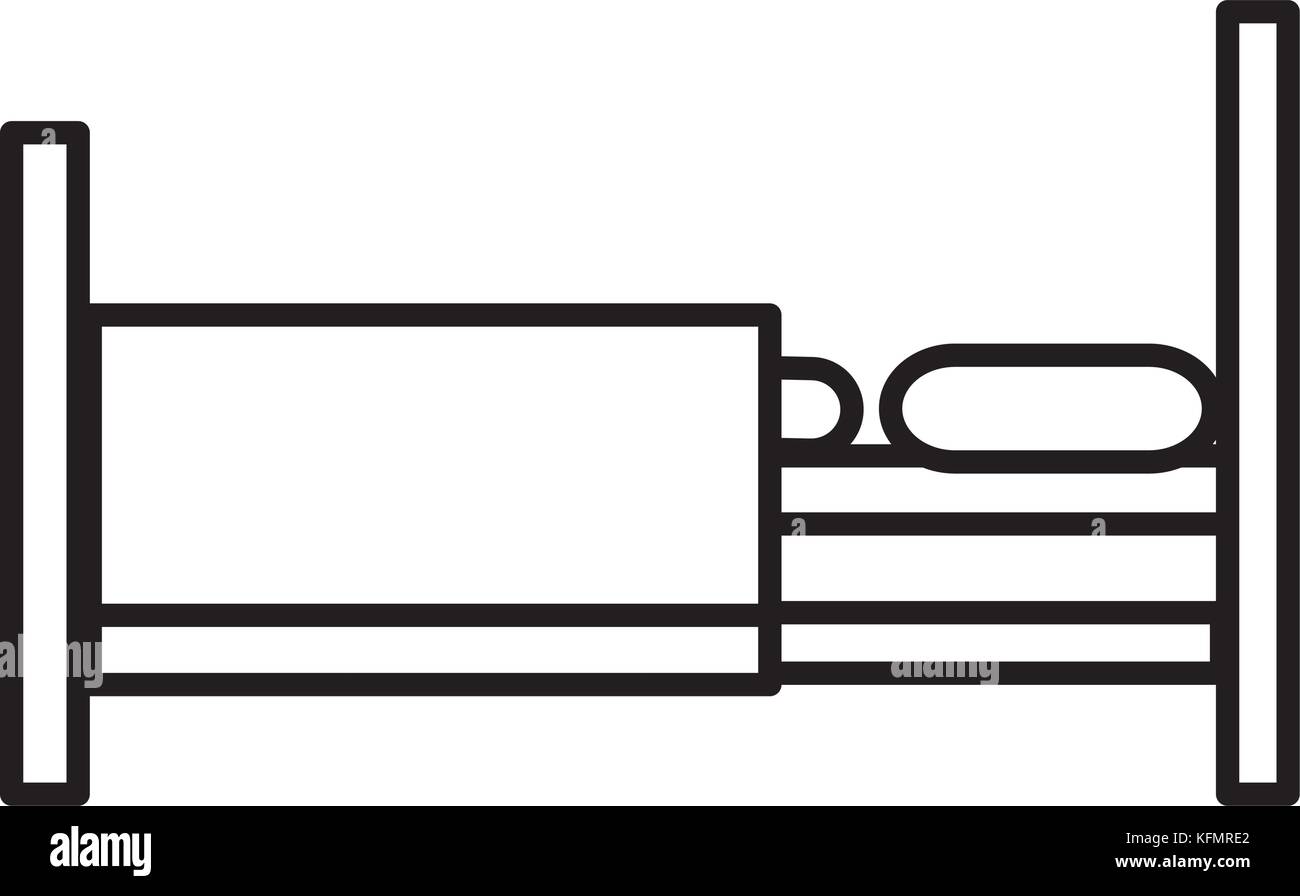 Bed sleep symbol Stock Vector Image & Art - Alamy