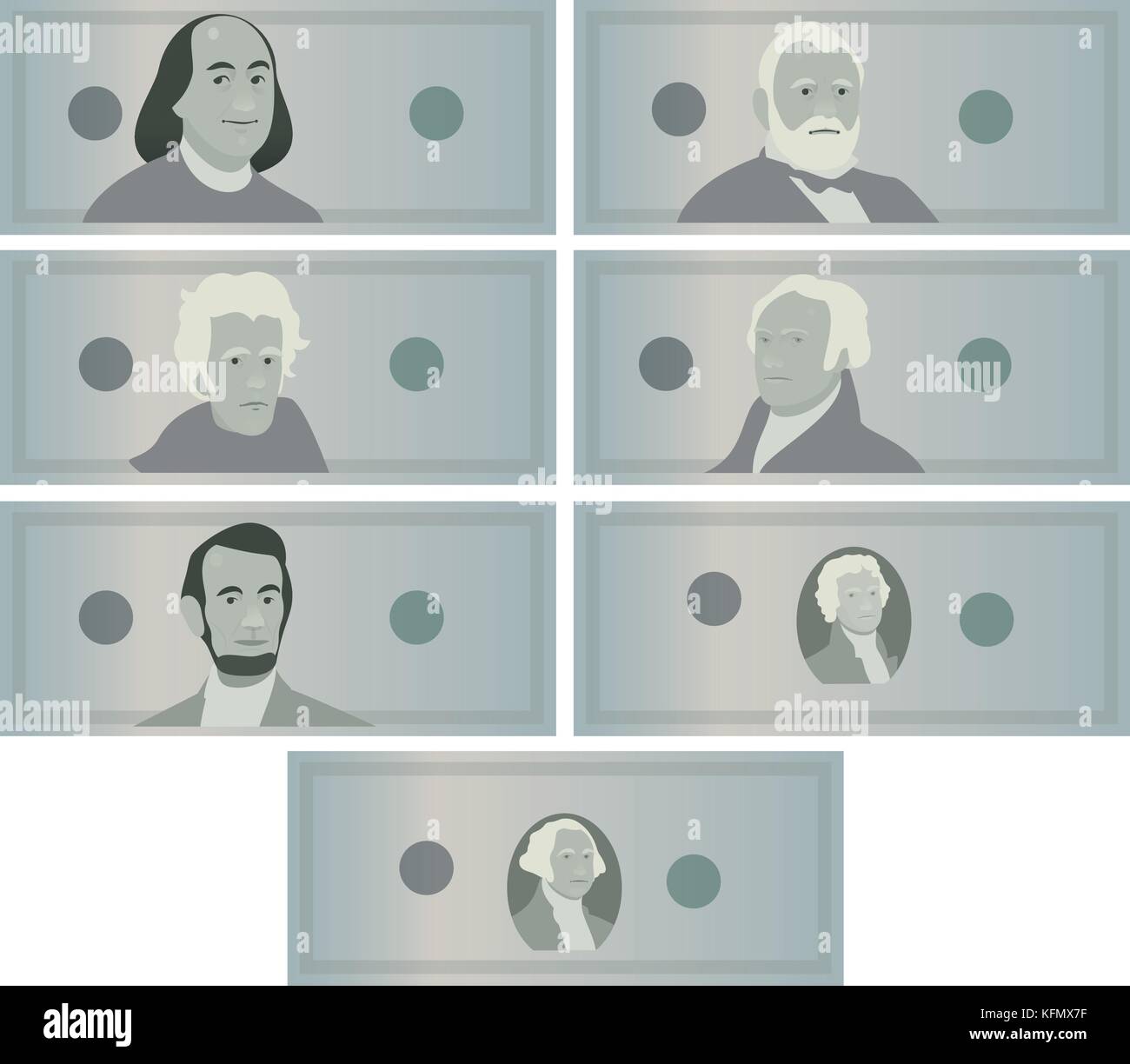 American paper currency us Stock Vector Images - Alamy