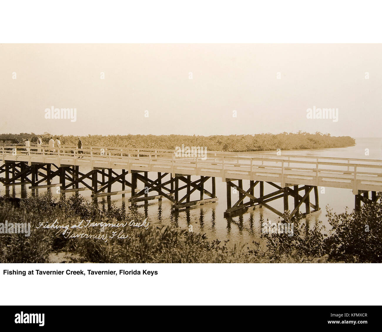 Historic Tavernier Creek bridge, Florida Keys Stock Photo - Alamy