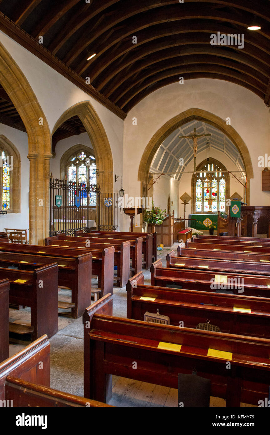 Drayton, Somerset, UK with the parish church, St.Catherine's Stock ...