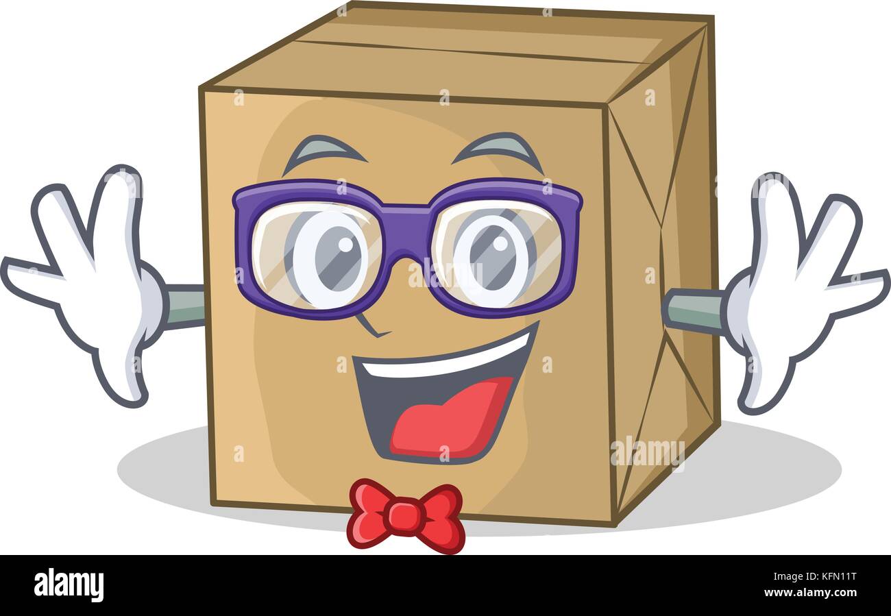 Geek cardboard character character collection Stock Vector Image & Art ...