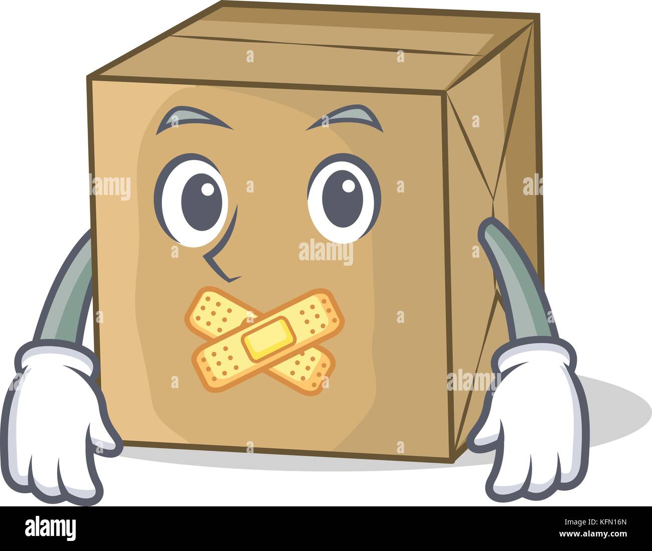 Silent cardboard character character collection Stock Vector Image ...