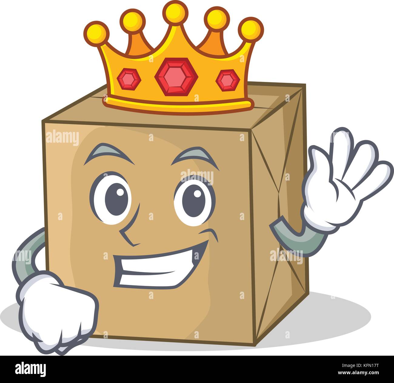 King cardboard character character collection Stock Vector Image & Art ...