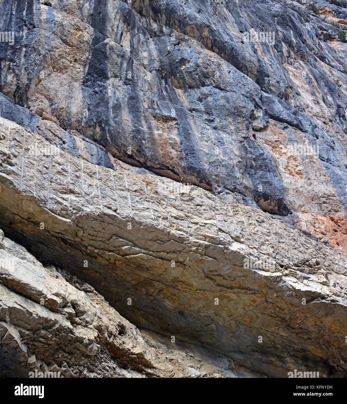 Gorges Du Verdon valley and rock formations in brilliant autumnal ...