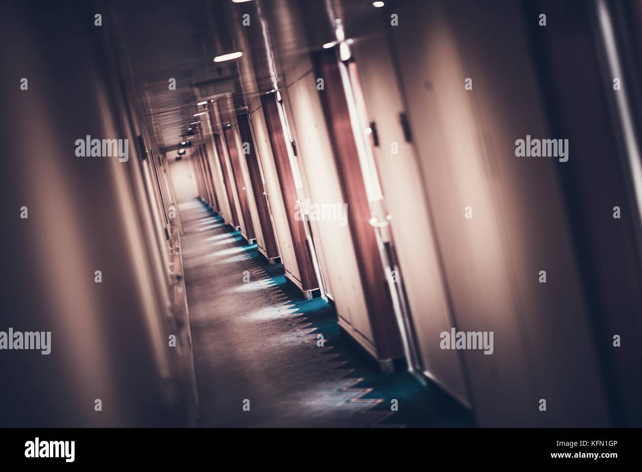 Cruise Ship Staterooms Hallway. Sea Travel Theme Stock Photo - Alamy