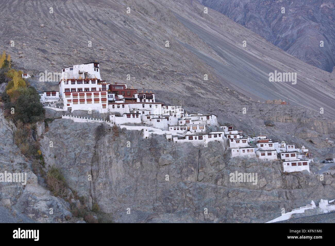 Diskit monastery in Leh, India Stock Photo - Alamy