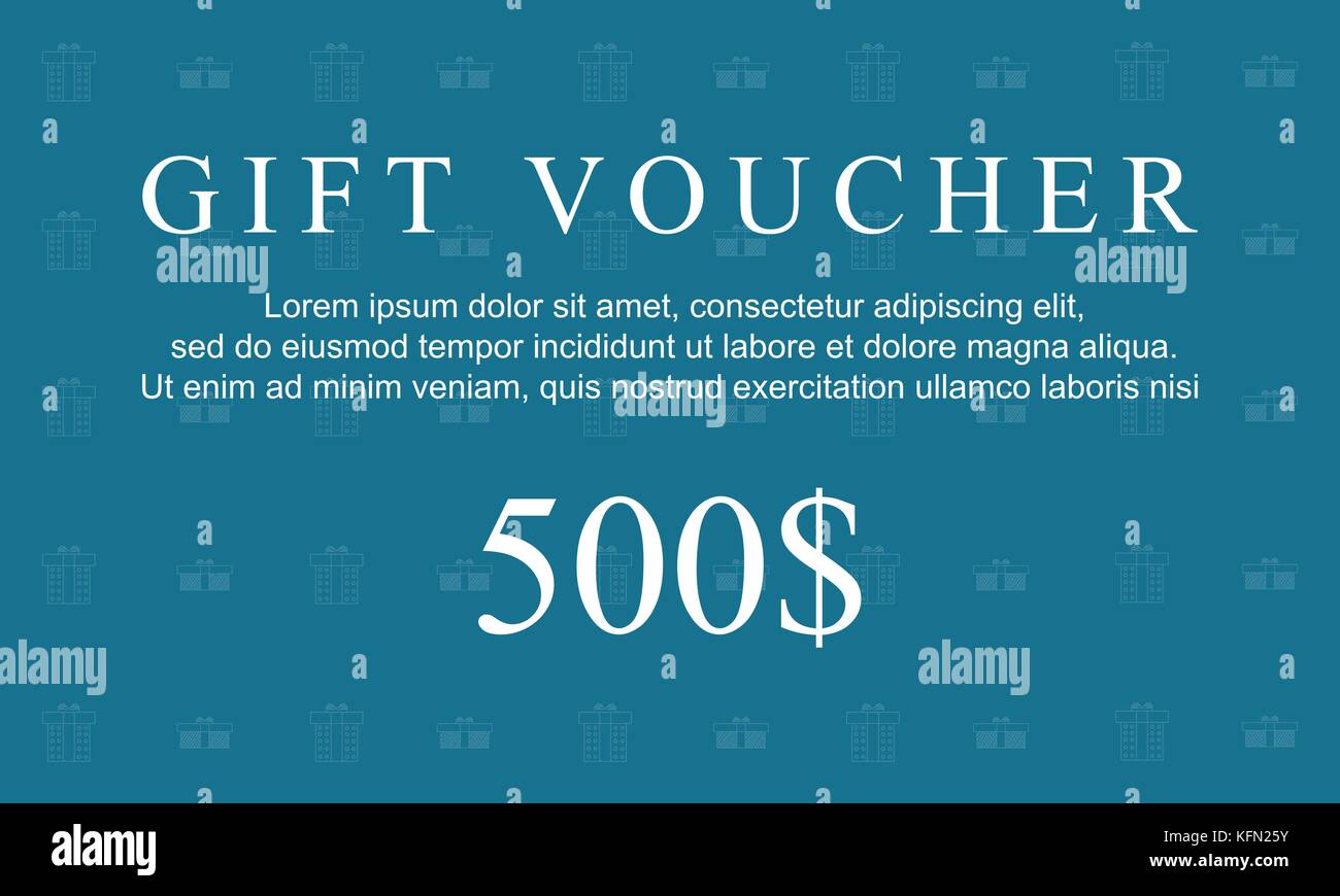 Style collection gift voucher background Stock Vector Image & Art - Alamy