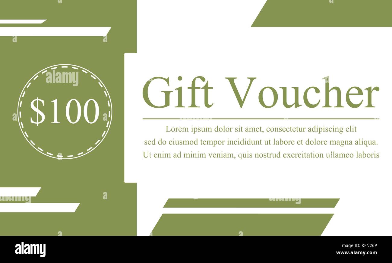 Collection stock gift voucher design Stock Vector Image & Art - Alamy