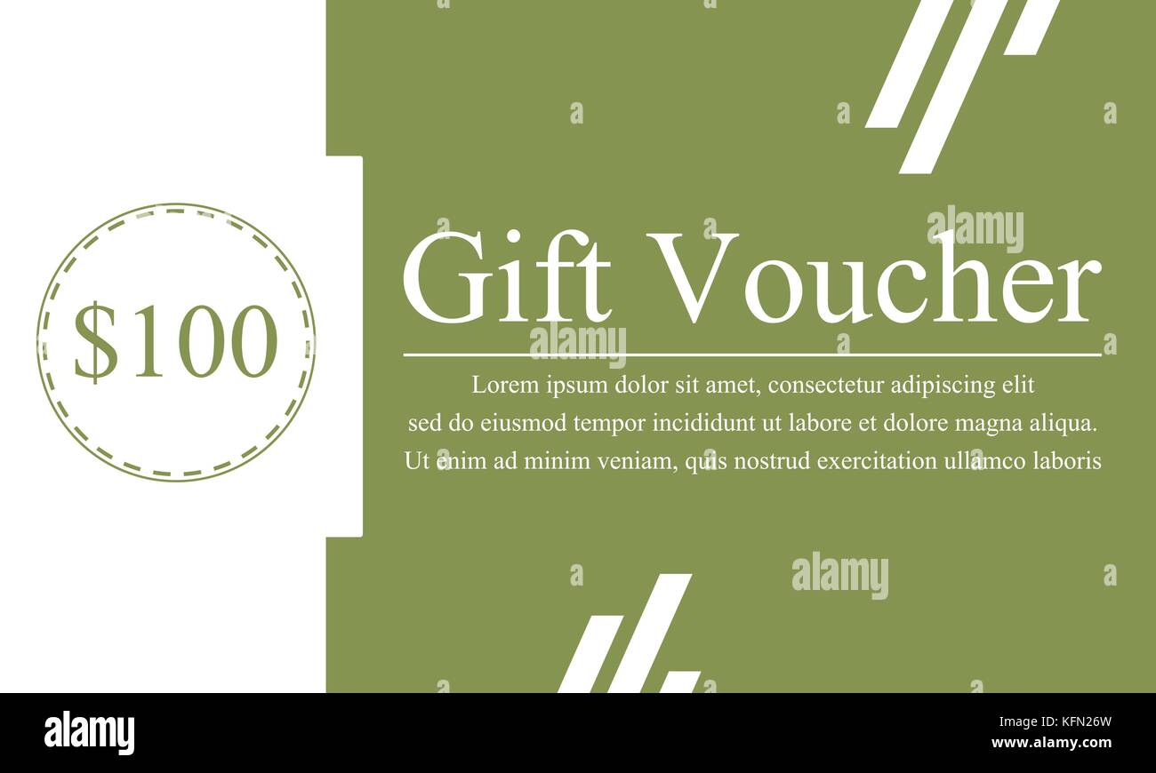 Collection stock gift voucher design Stock Vector Image & Art - Alamy