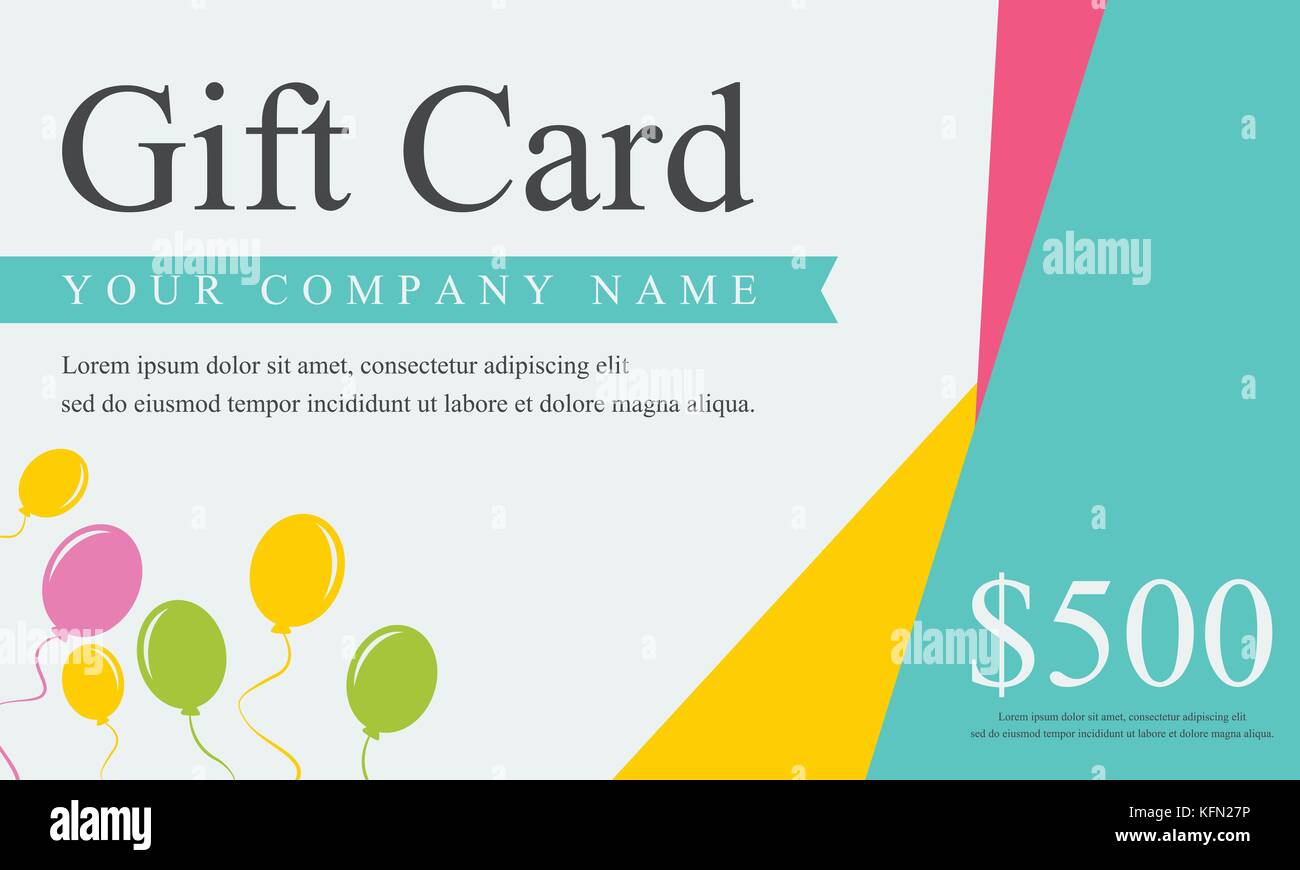 Collection stock card gift voucher Stock Vector Image & Art - Alamy