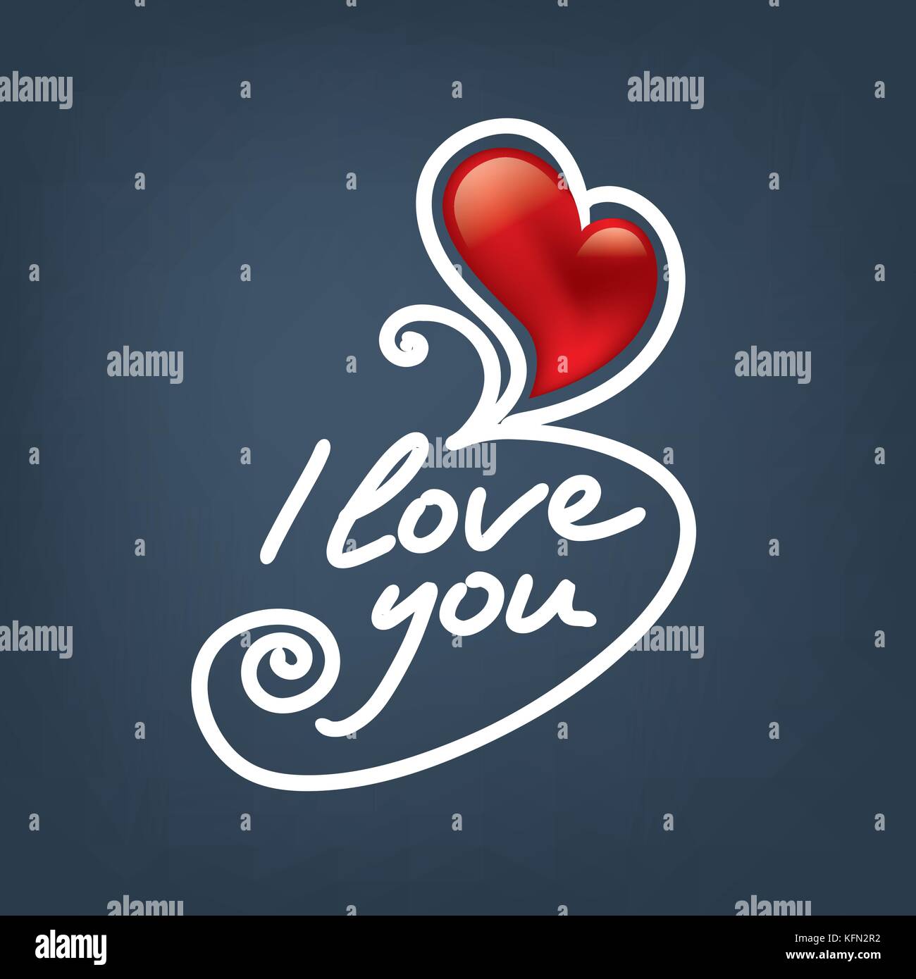 I love you Stock Vector Image & Art - Alamy