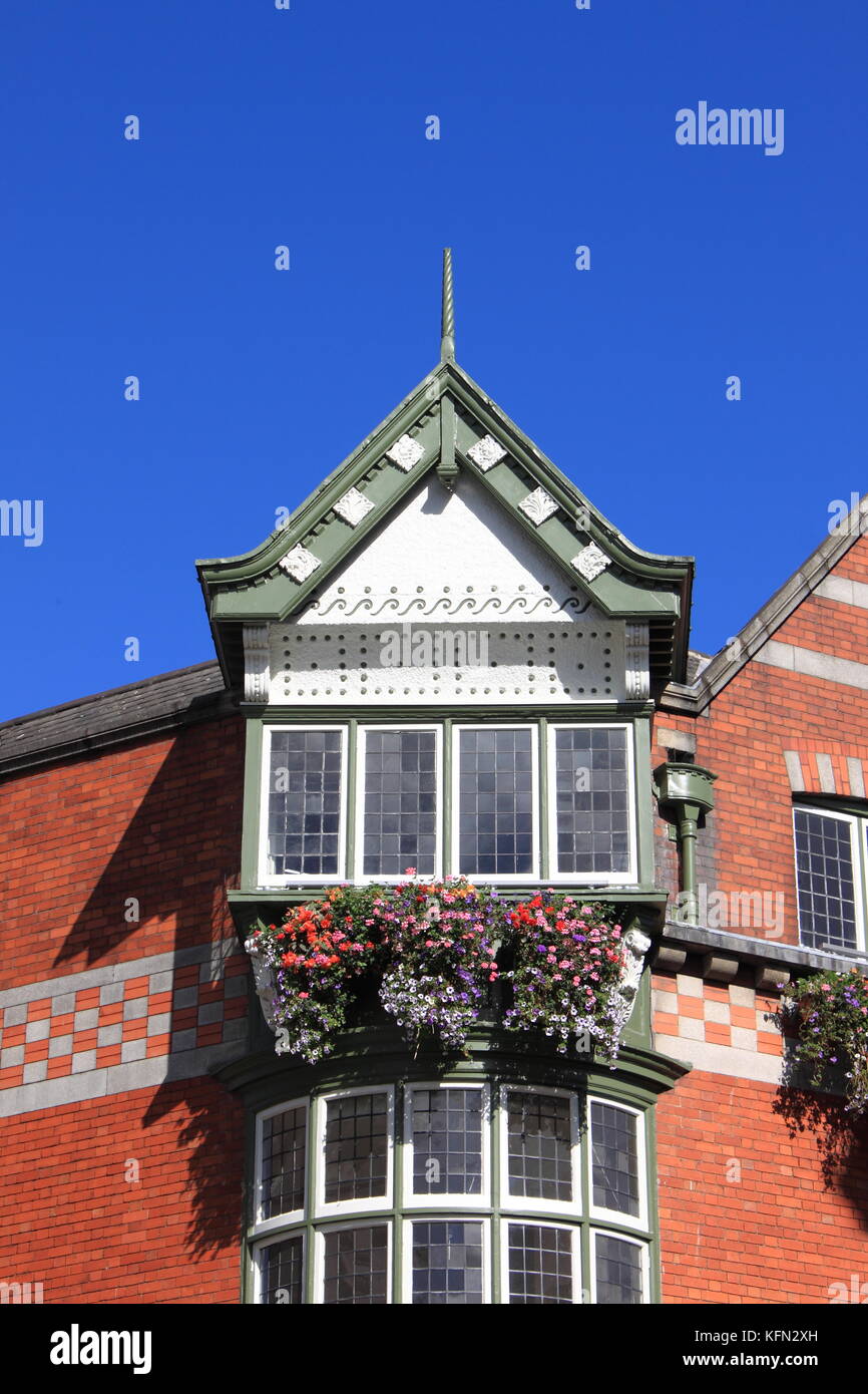 Typical georgian red brick mansion in Dublin, Ireland Stock Photo - Alamy