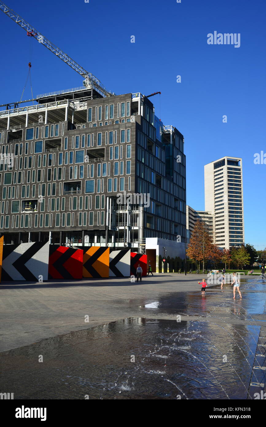 UK, London, Kings Cross Re-development, Lewis Cubitt Square and No. 700 ...