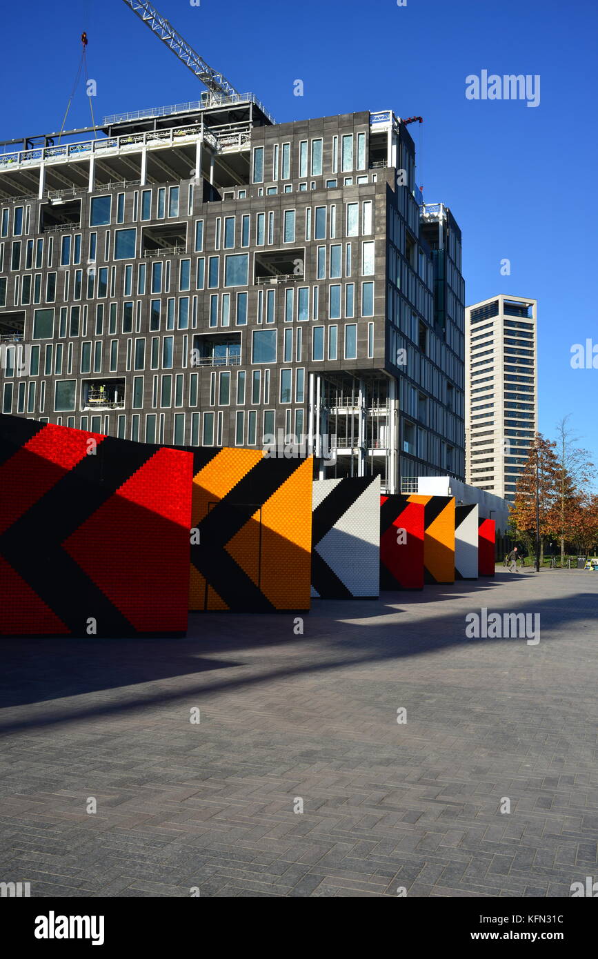 UK, London, Kings Cross Re-development, Lewis Cubitt Square and No. 700 ...