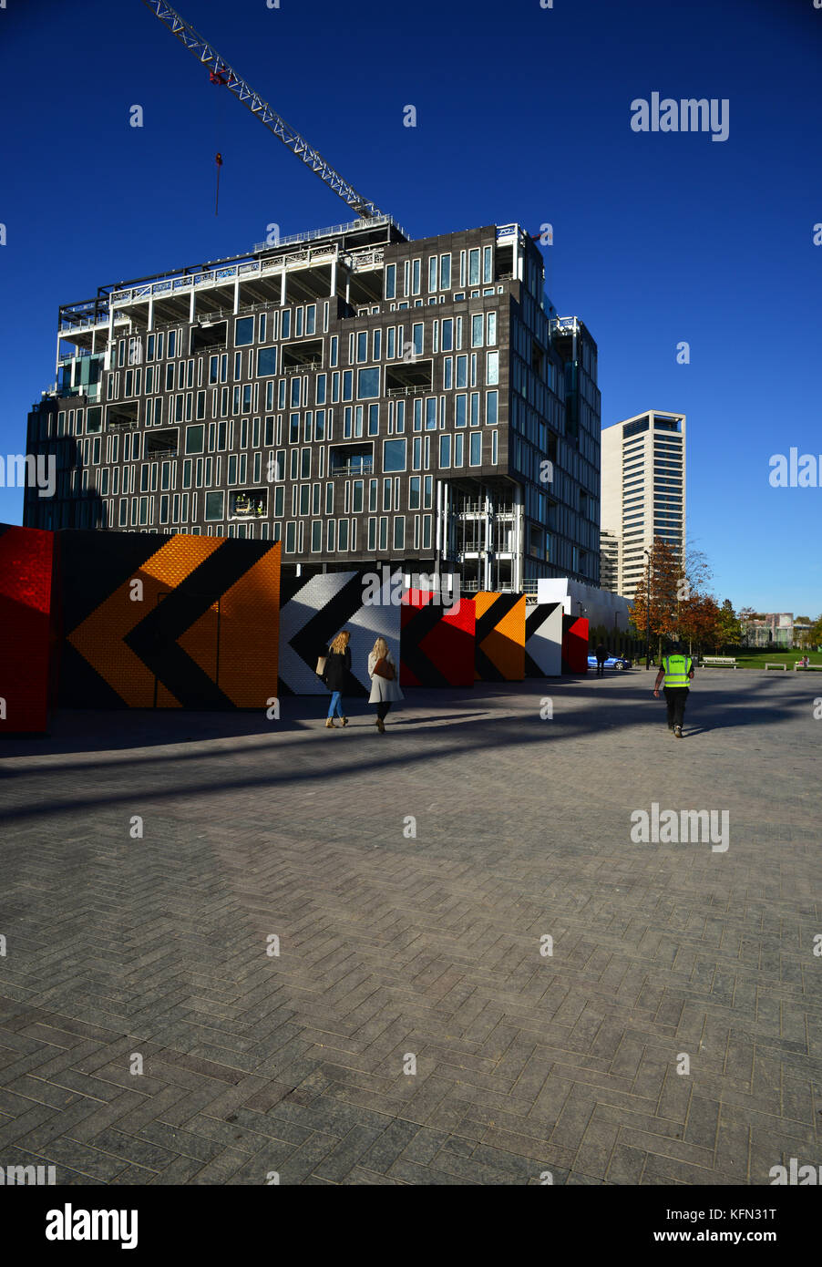 UK, London, Kings Cross Re-development, Lewis Cubitt Square and No. 700 ...