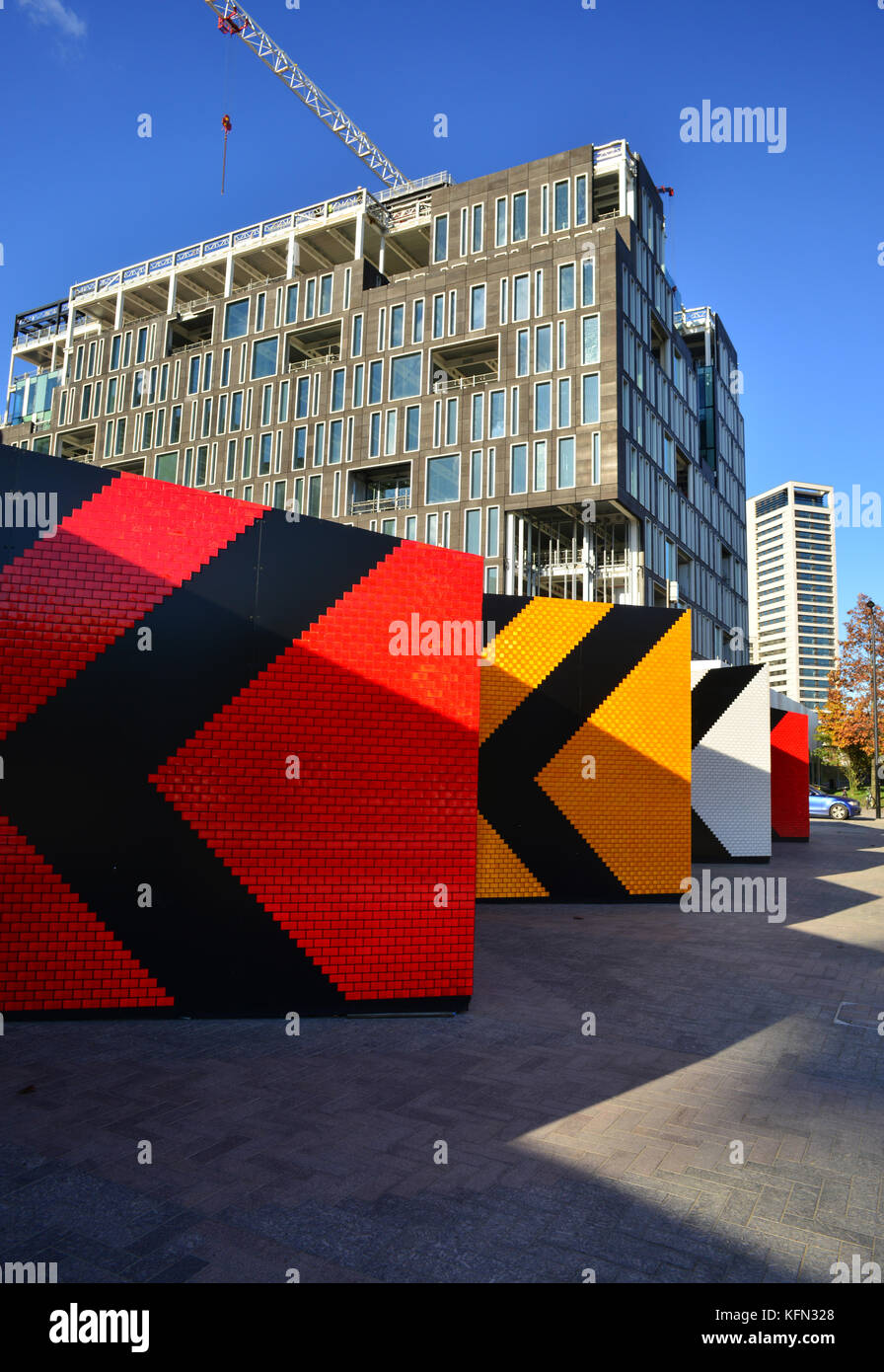 UK, London, Kings Cross Re-development, Lewis Cubitt Square and No. 700 ...