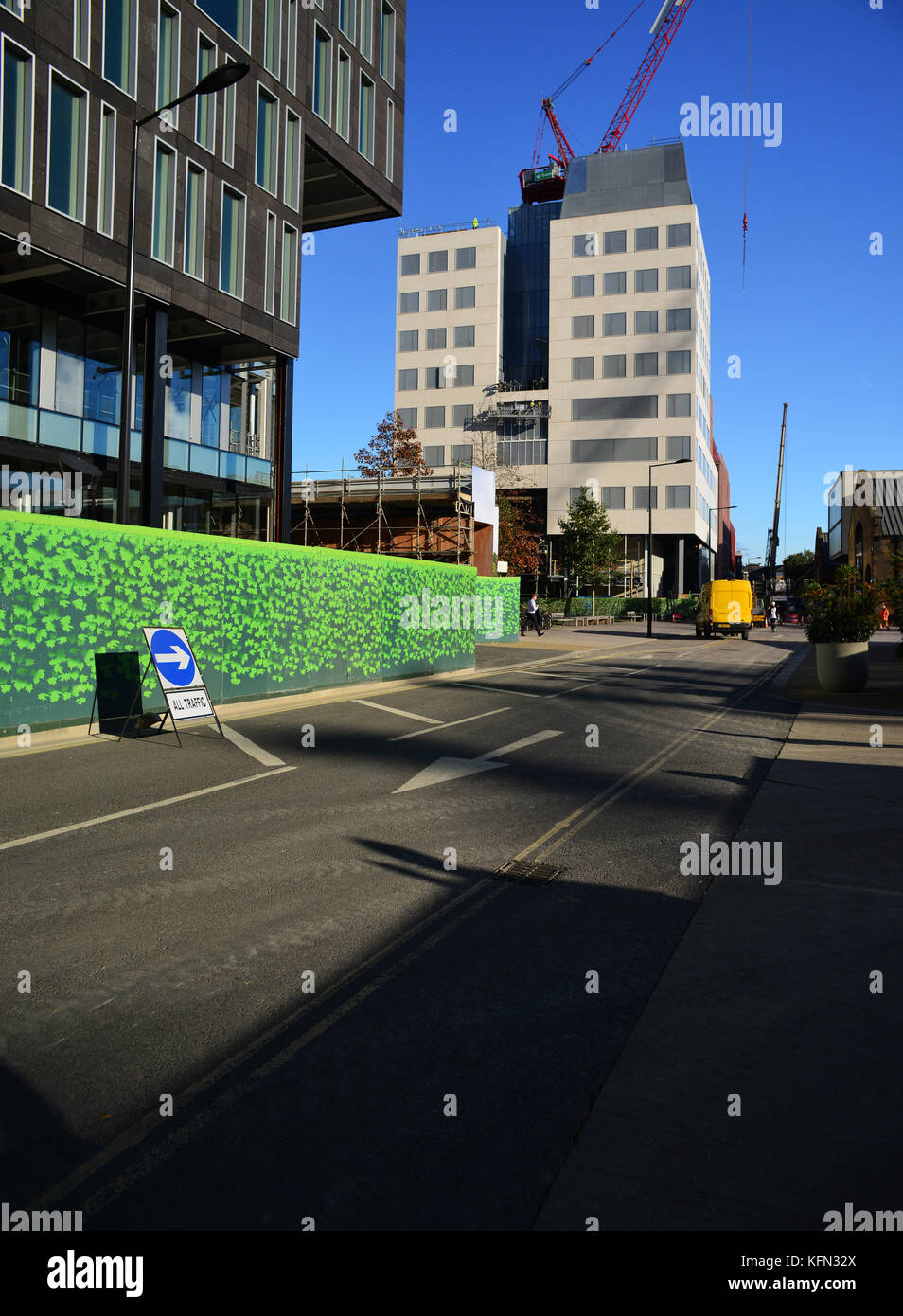 UK, London, Kings Cross Re-development, Handyside Street, New ...