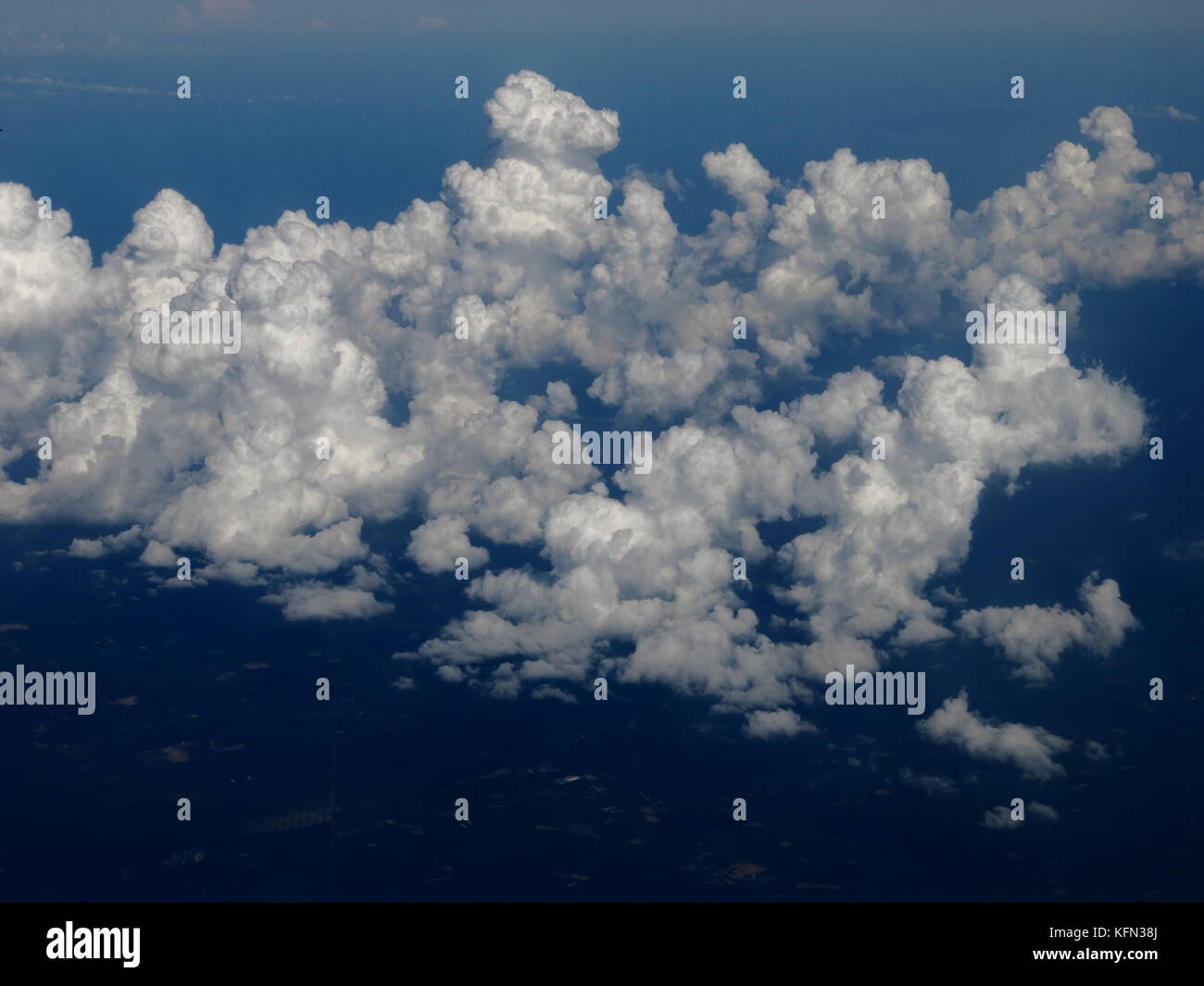 Cloud above the sea Aerial view Stock Photo - Alamy