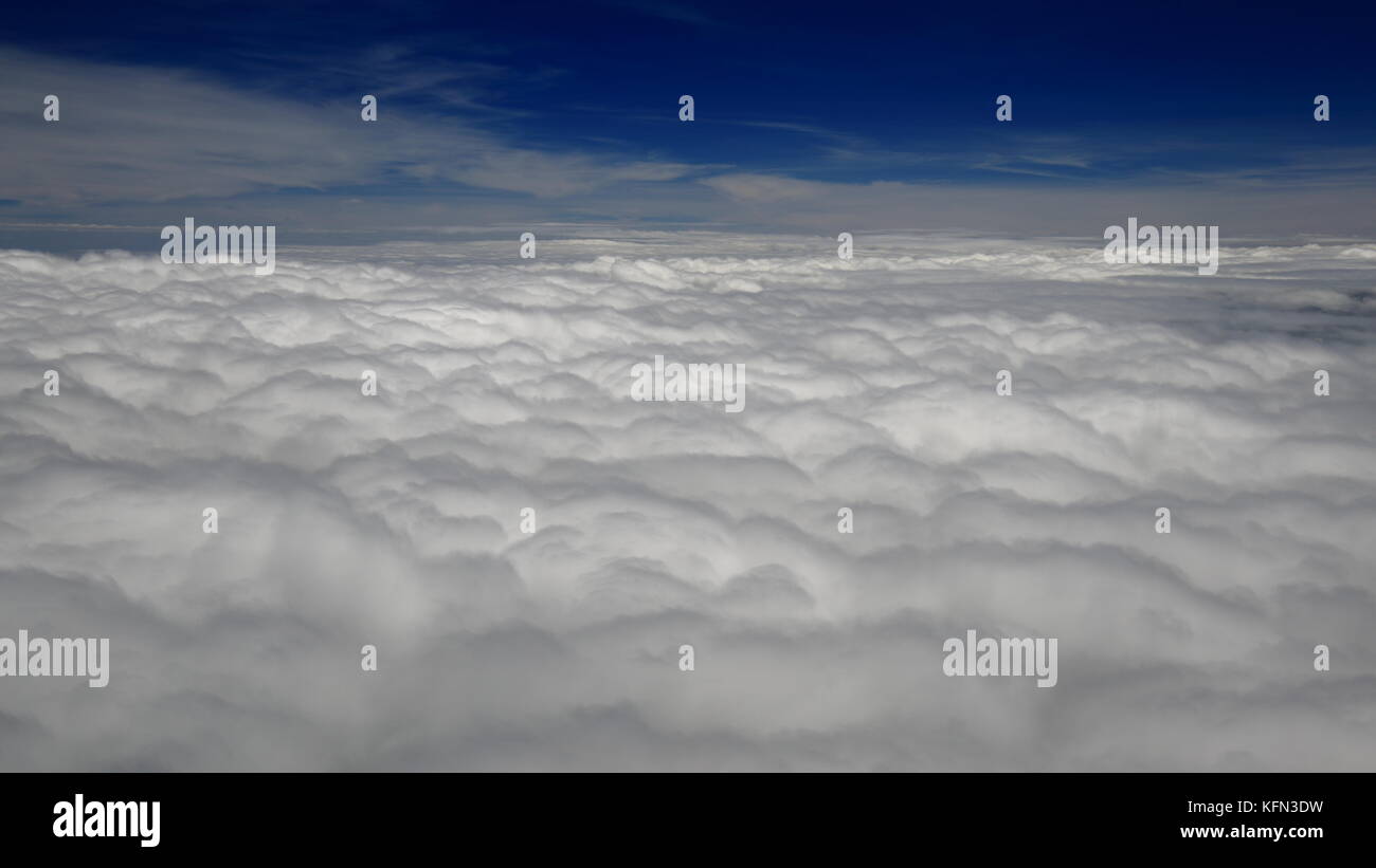top view of cloud at sunset moment. Ray of hope and inspiration ...