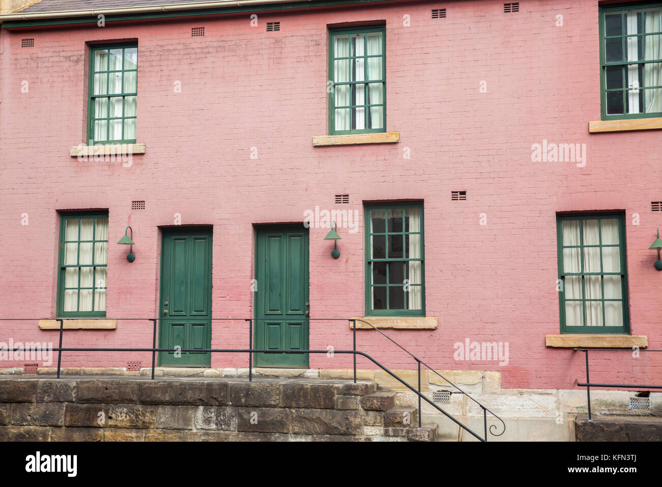 Historic colonial settlement home house in The Rocks Sydney,Australia ...
