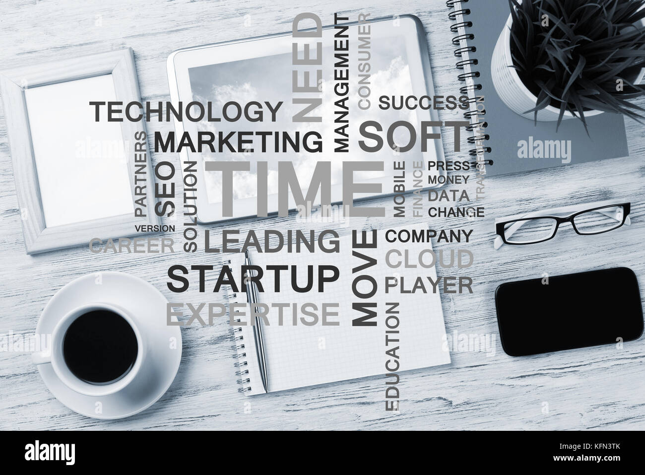 Modern workplace concept Stock Photo - Alamy