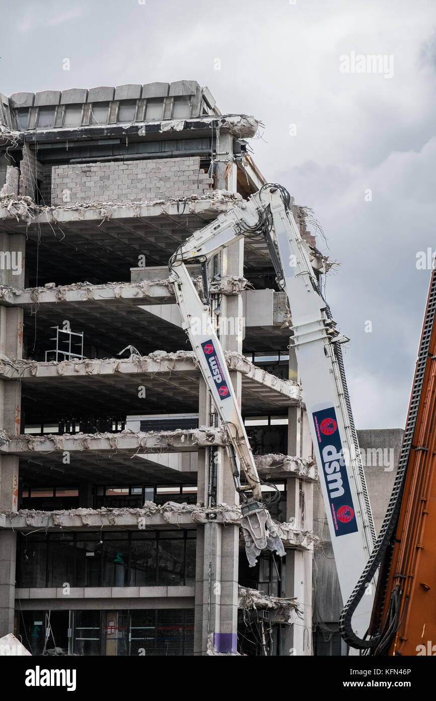Construction in progress, Birmingham, U.k Stock Photo - Alamy