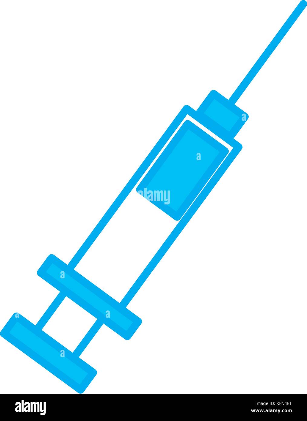 Medical syringe symbol Stock Vector Image & Art - Alamy