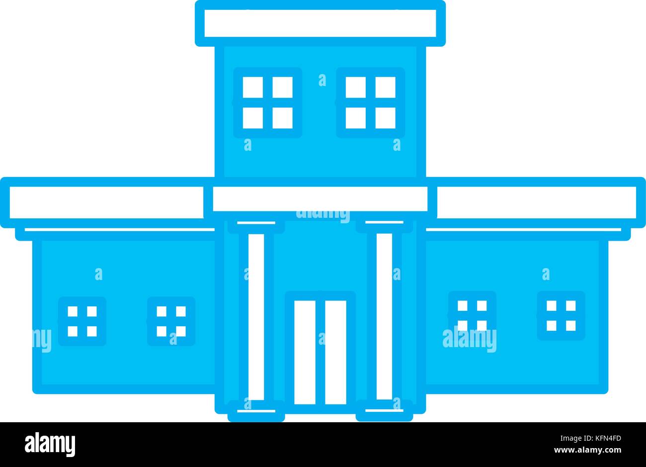 Hospital building symbol Stock Vector Image & Art - Alamy