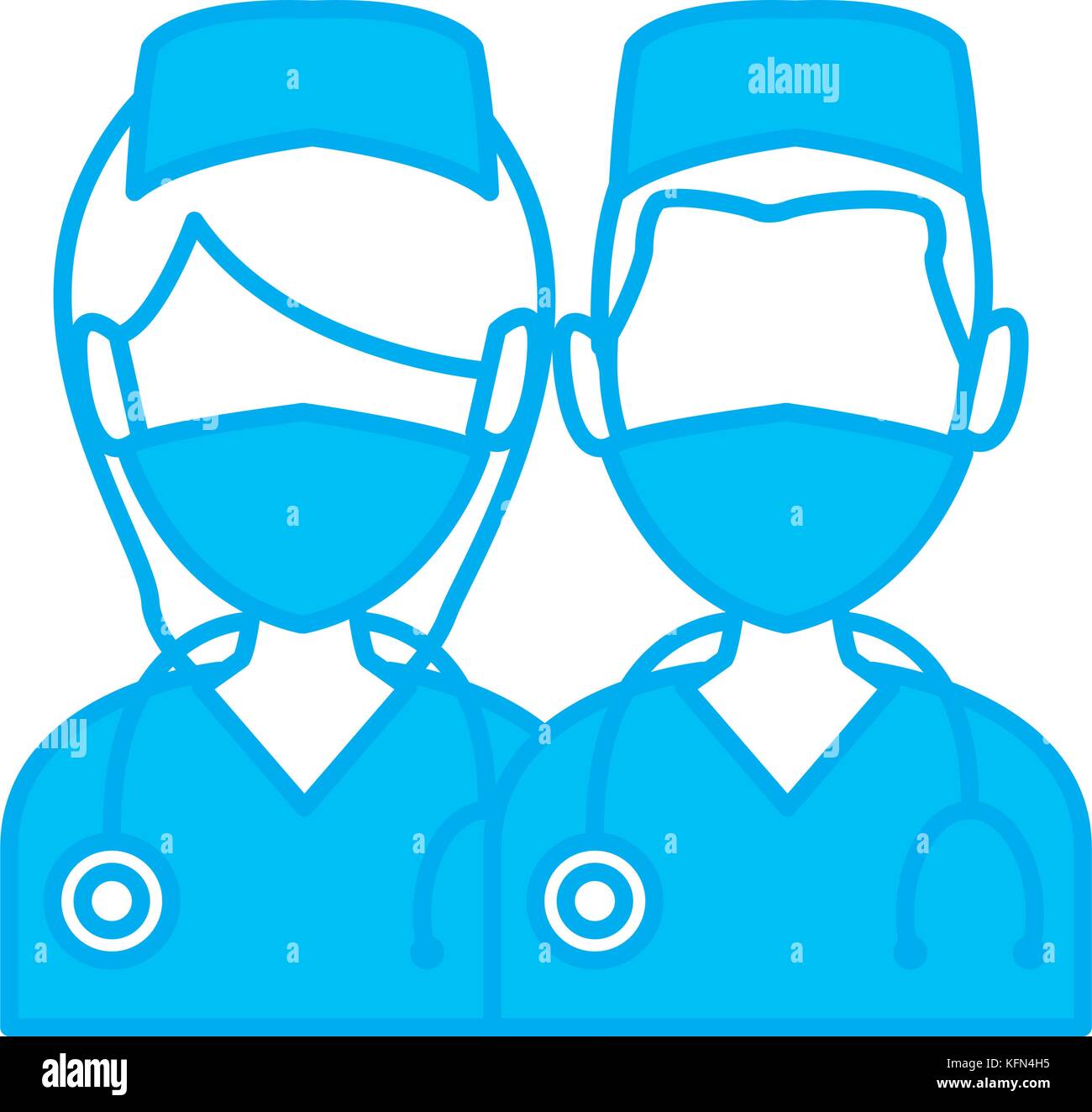 Medical teamwork avatar Stock Vector Image & Art - Alamy