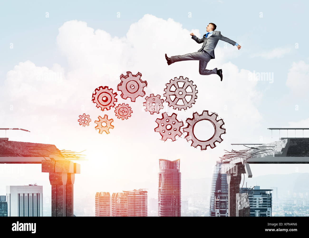 Problem and difficulties overcoming concept Stock Photo - Alamy