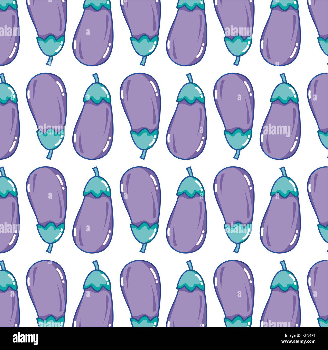 eggplant organic vegetable food taste background Stock Vector Image ...