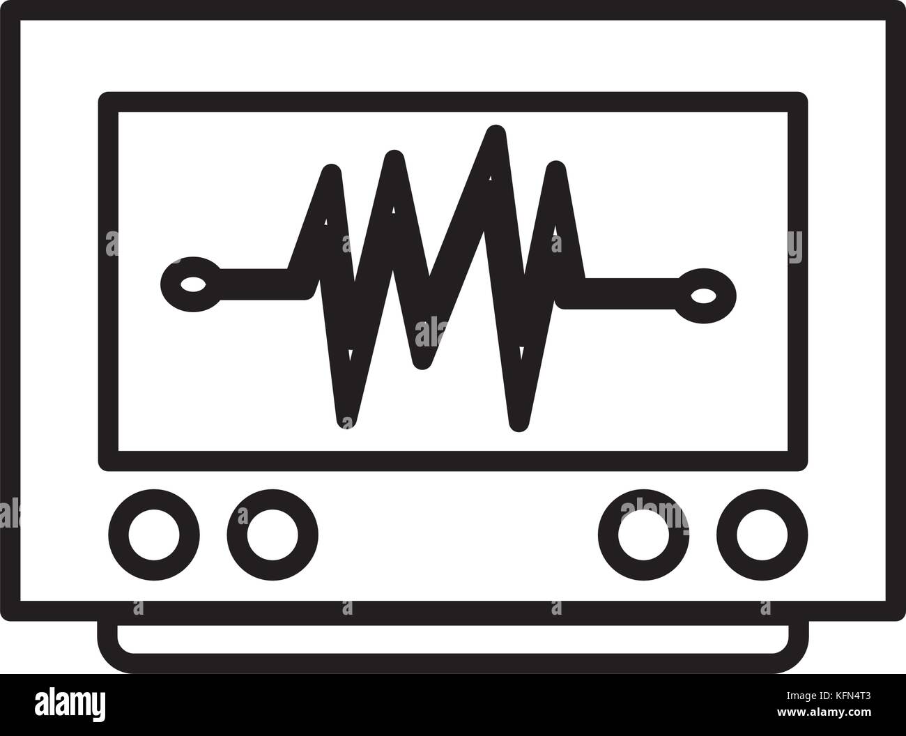 Medical heartbeat machine Stock Vector Image & Art - Alamy