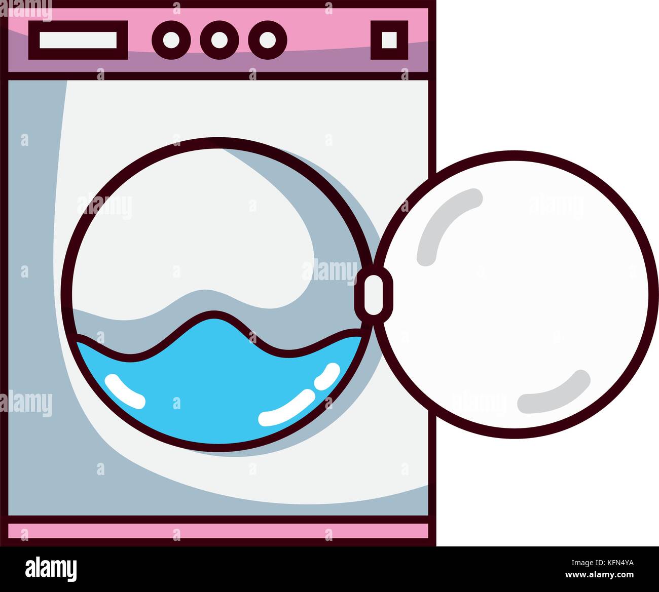 plumbing washing machine pipe service repair Stock Vector Image & Art ...