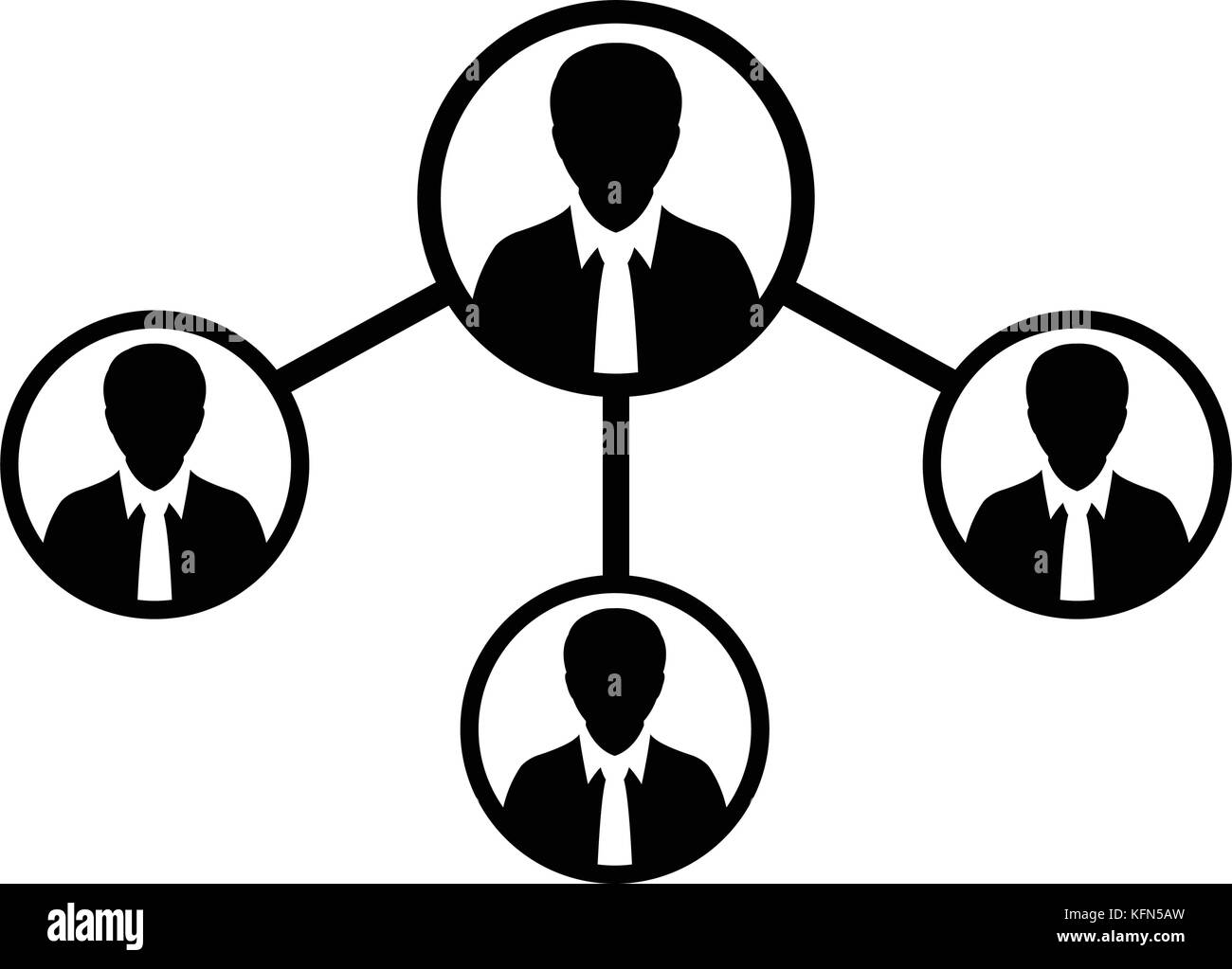People Network Social Connection Icon Vector Male Person Avatar Symbol ...