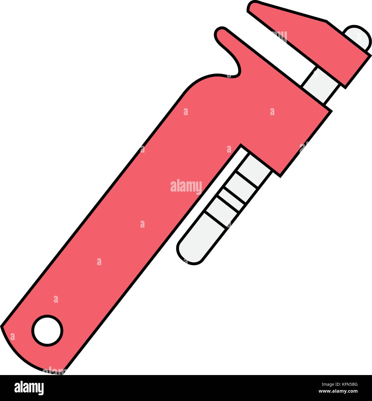 Monkey wrenches Cut Out Stock Images & Pictures - Alamy