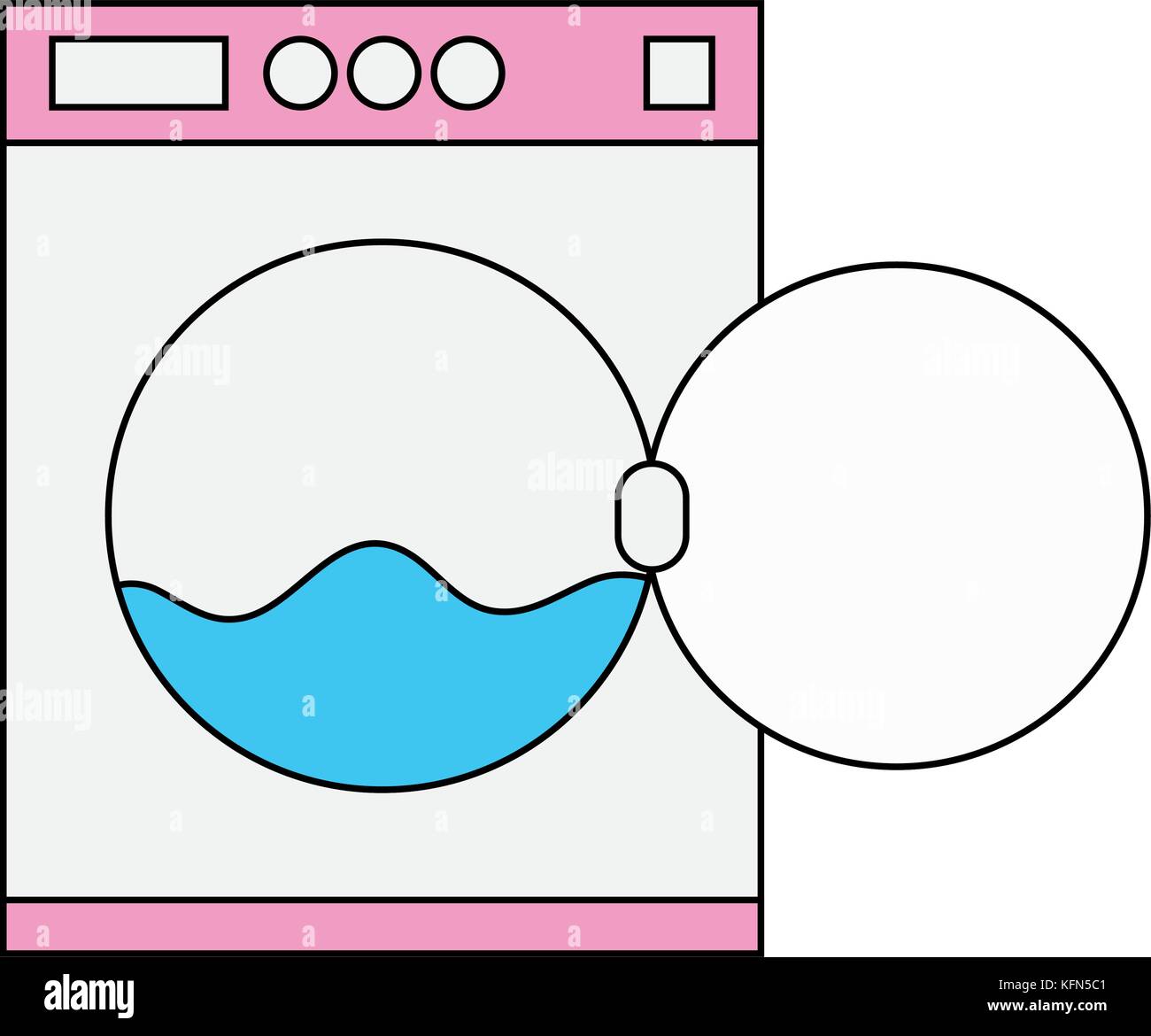 plumbing washing machine pipe service repair Stock Vector Image & Art ...