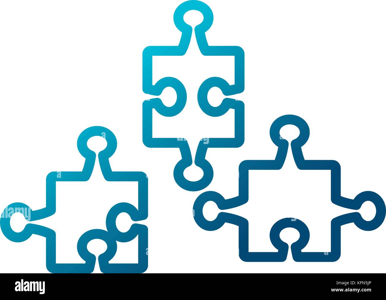 Puzzle pieces symbol Stock Vector Image & Art - Alamy