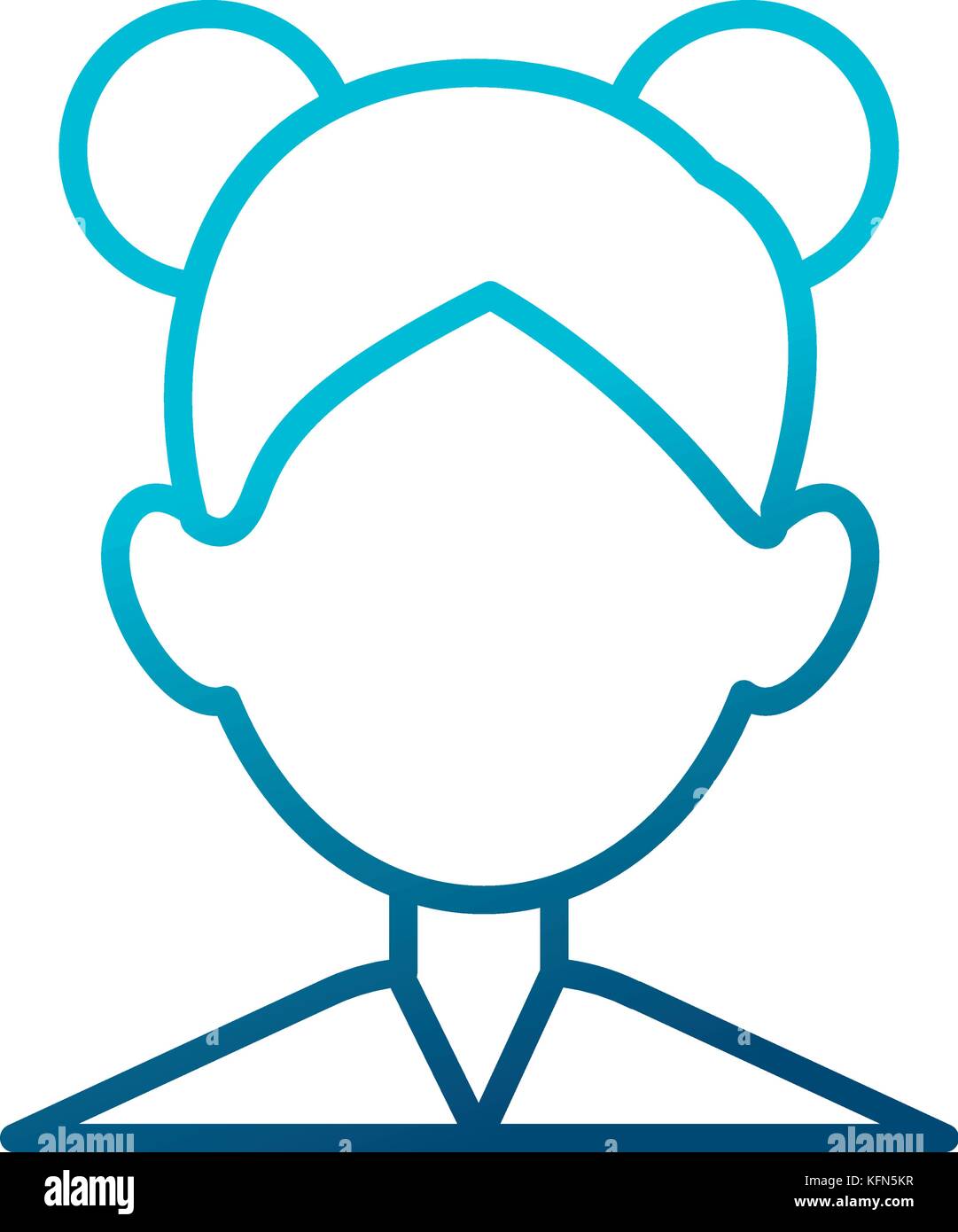 Woman faceless avatar Stock Vector Images - Alamy