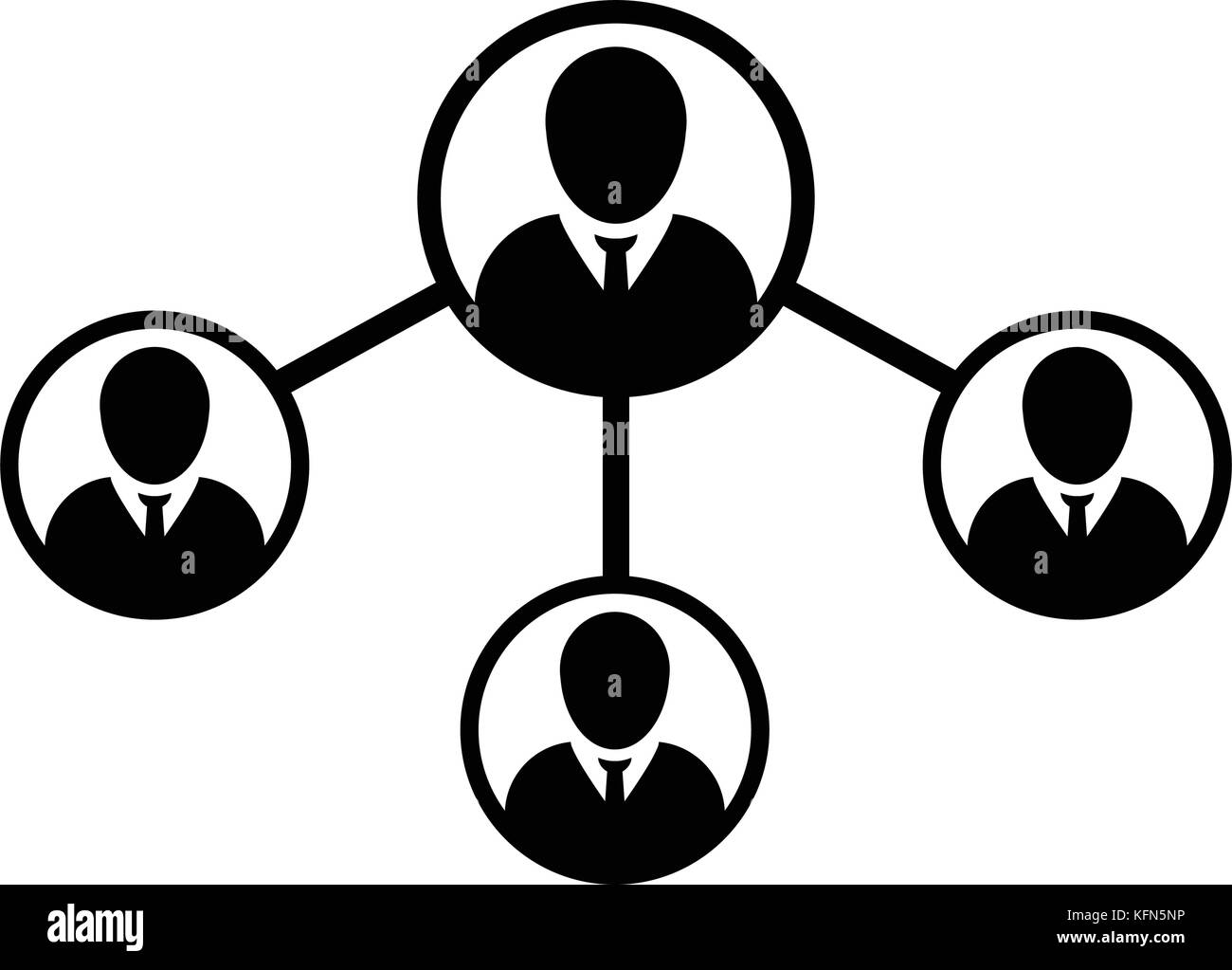 People Network Social Connection Icon Vector Male Person Avatar Symbol ...