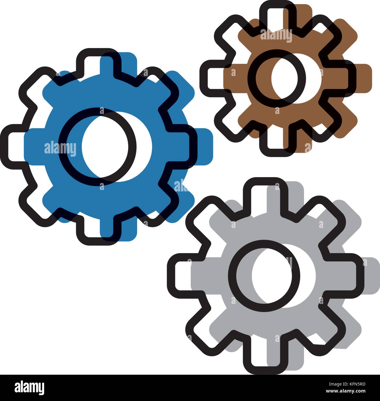 Gears gearshift Cut Out Stock Images & Pictures - Alamy