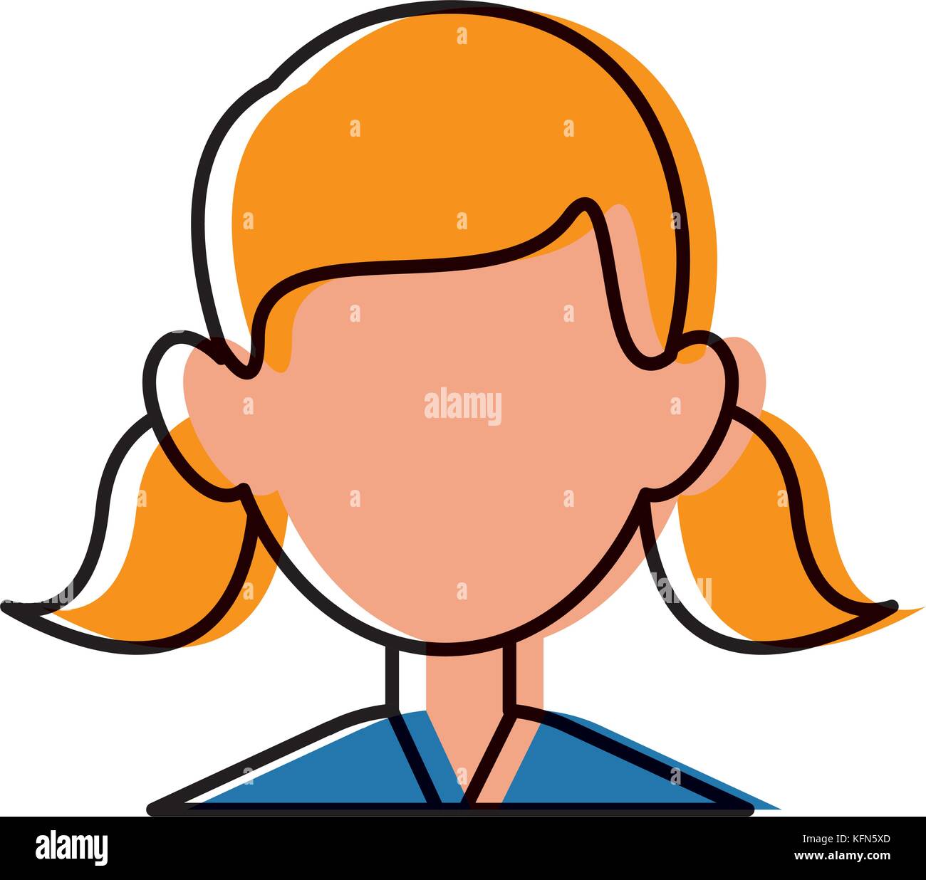 Woman faceless avatar Stock Vector Image & Art - Alamy