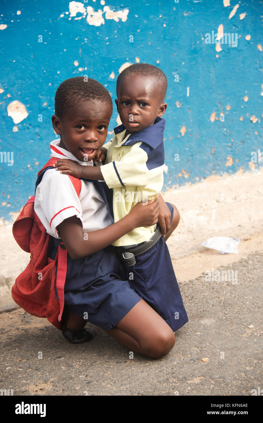 Kids hugging hi-res stock photography and images - Alamy