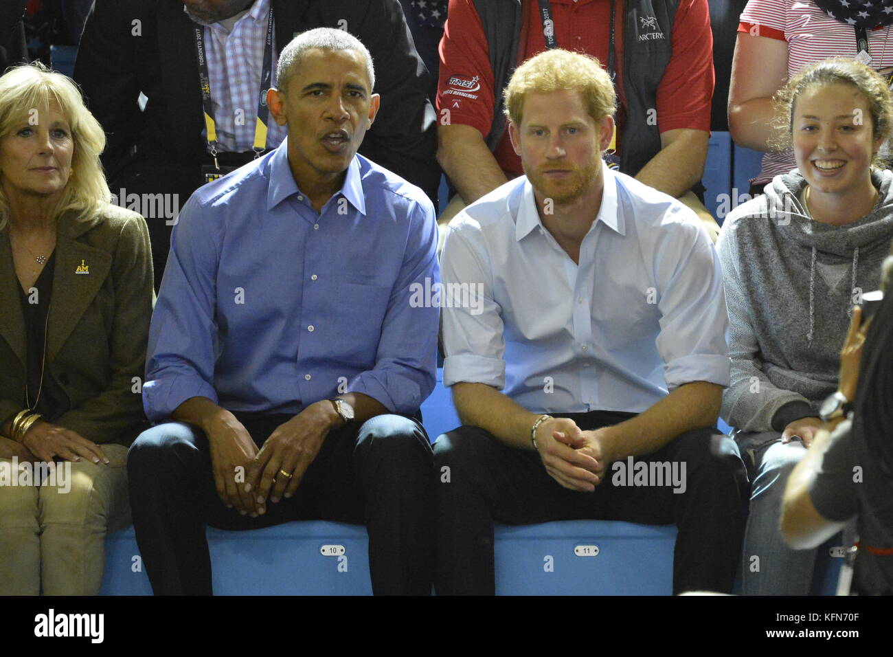 Barack Obama and Prince Harry attend the Invictus Games Featuring ...