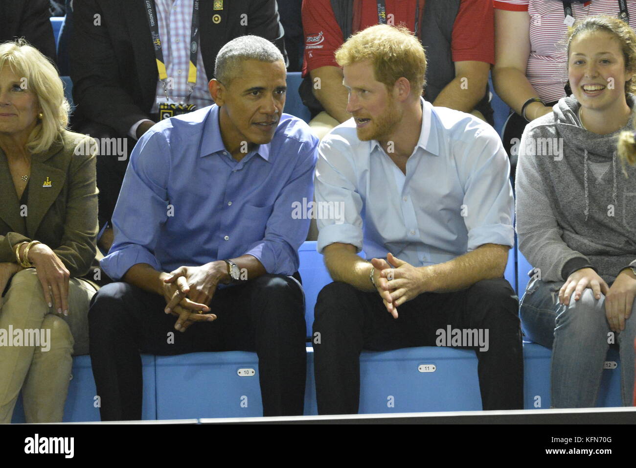 Barack Obama and Prince Harry attend the Invictus Games Featuring ...