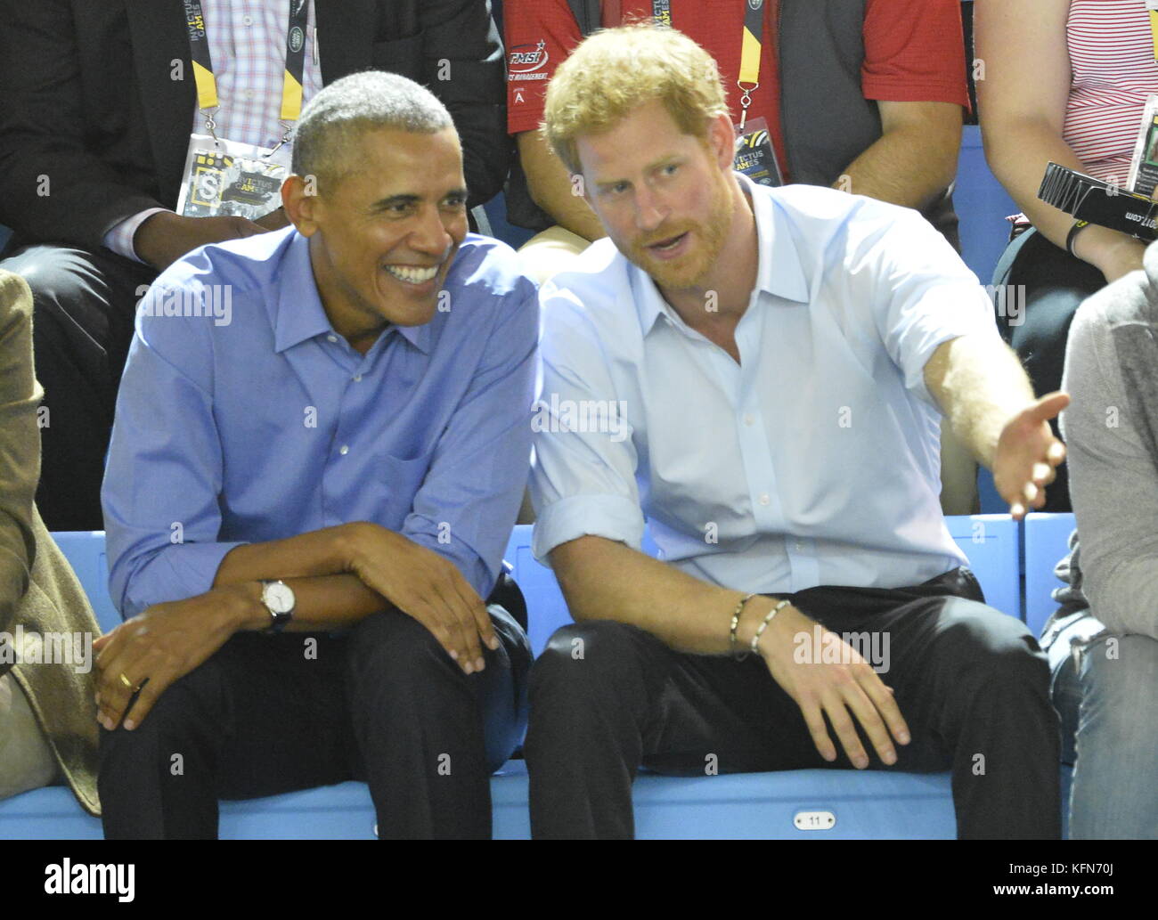 Barack Obama and Prince Harry attend the Invictus Games Featuring ...