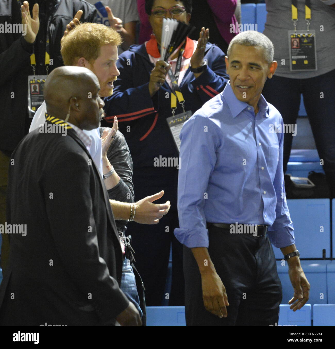 Barack Obama and Prince Harry attend the Invictus Games Featuring ...