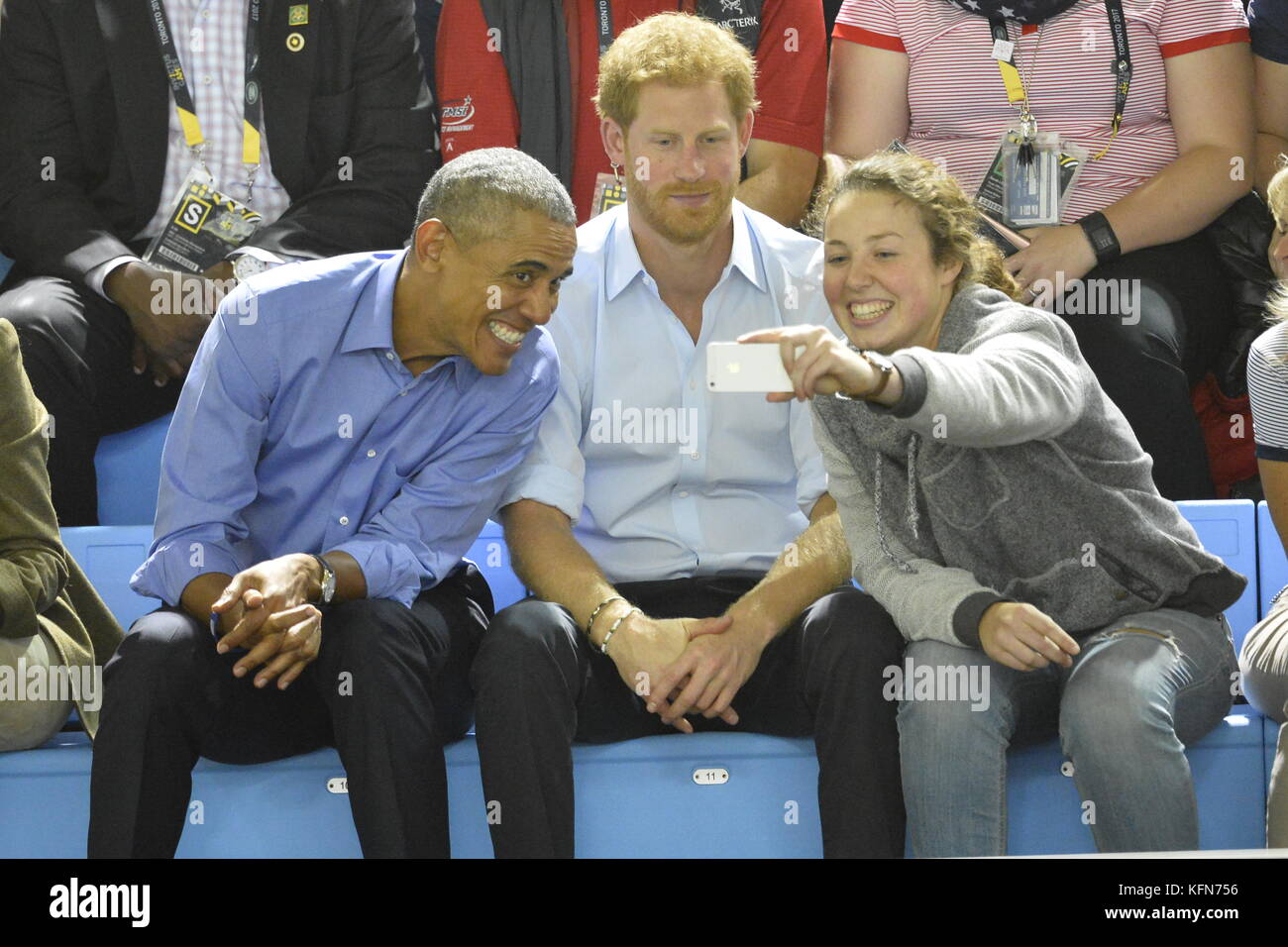 Barack Obama and Prince Harry attend the Invictus Games Featuring ...